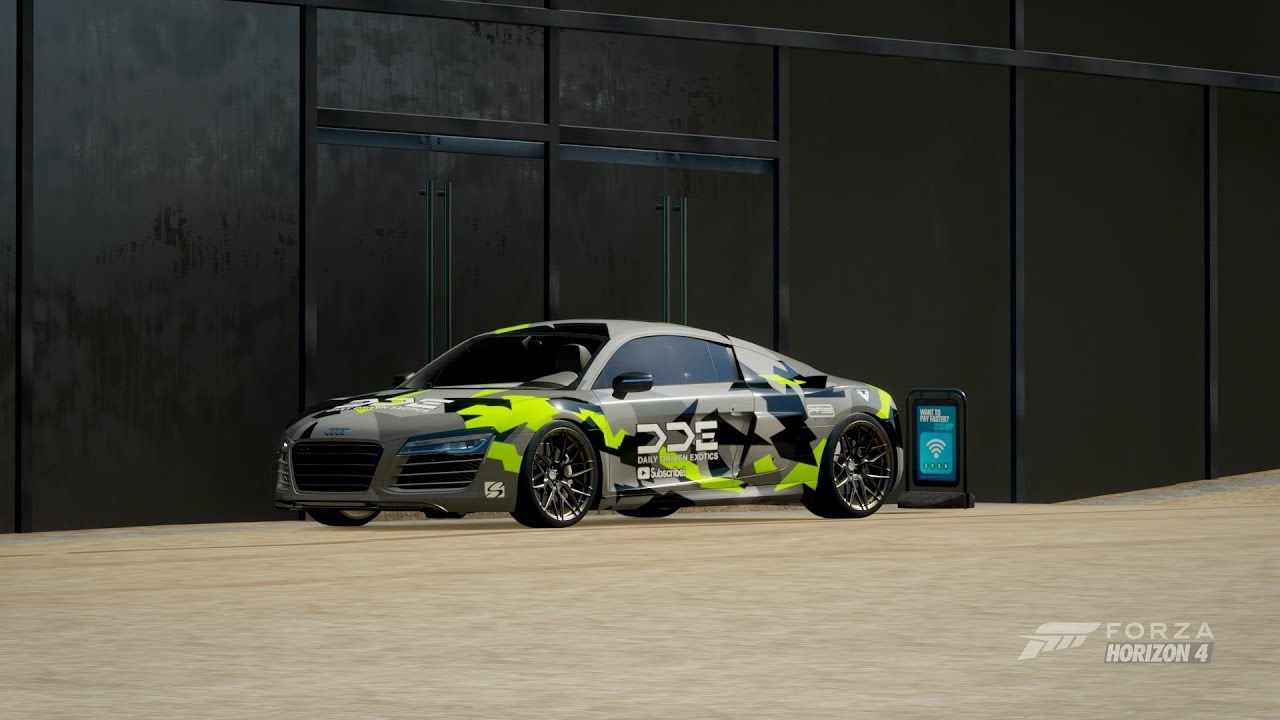 DDE - Dave's Audi R8 - 2.0 - FH4 - Driving,Drifting,Revving - YouTube