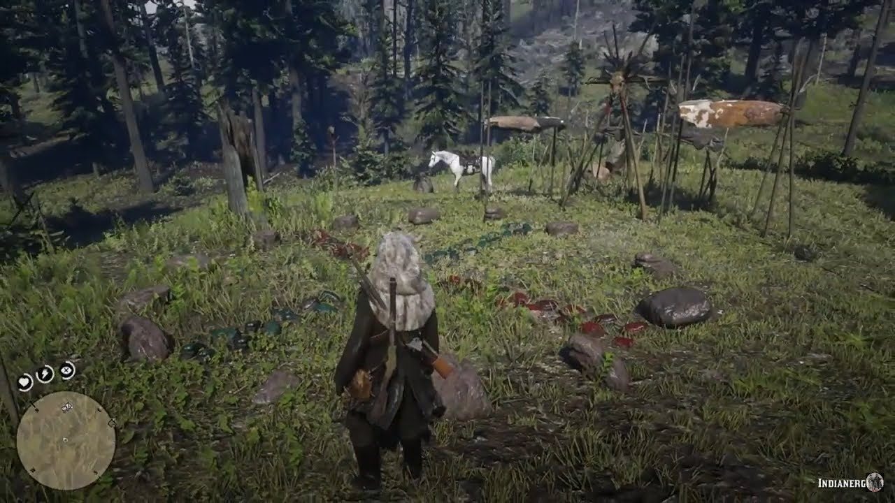 Red Dead Redemption 2 Indian burial ground Location - Indianer Friedhof ...