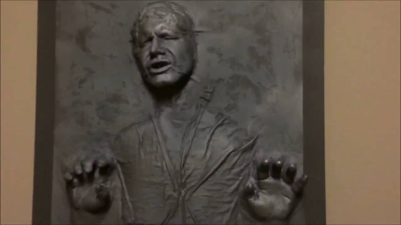 Han Solo in Carbonite DIY 2016 - YouTube