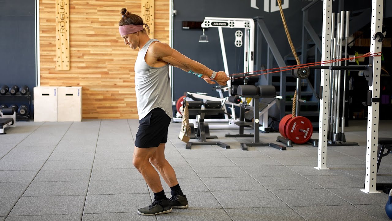 Banded Shoulder Extension - YouTube