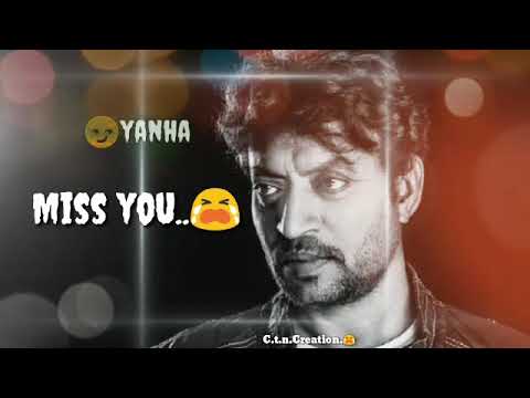 Sharafat Ki Duniya ka kissa hi khatam Shayri lyrics status. Irfan khan. best dialogues.. Irfan Khan.
