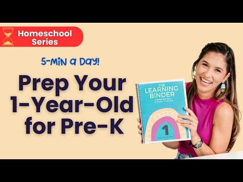 What To Teach A One Year Old | Learning Binder™ 1 Overview - YouTube