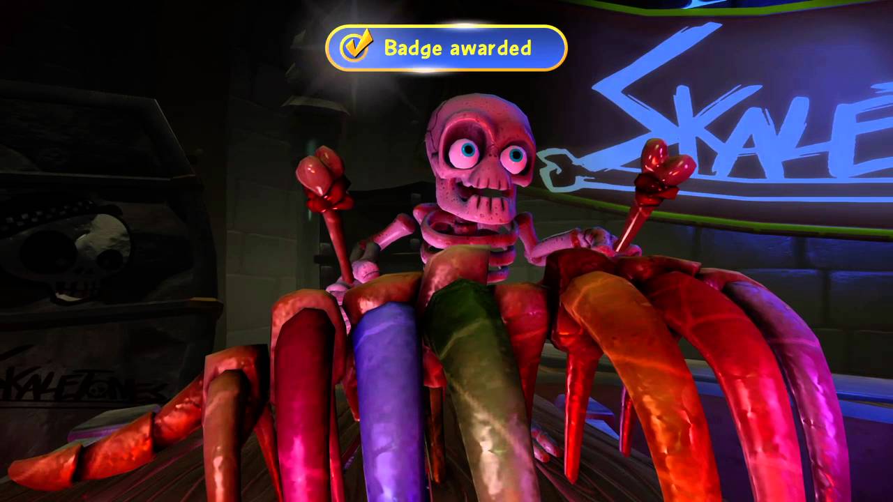 Skylanders Trap Team skalatone showdown boogie down with flynn - YouTube