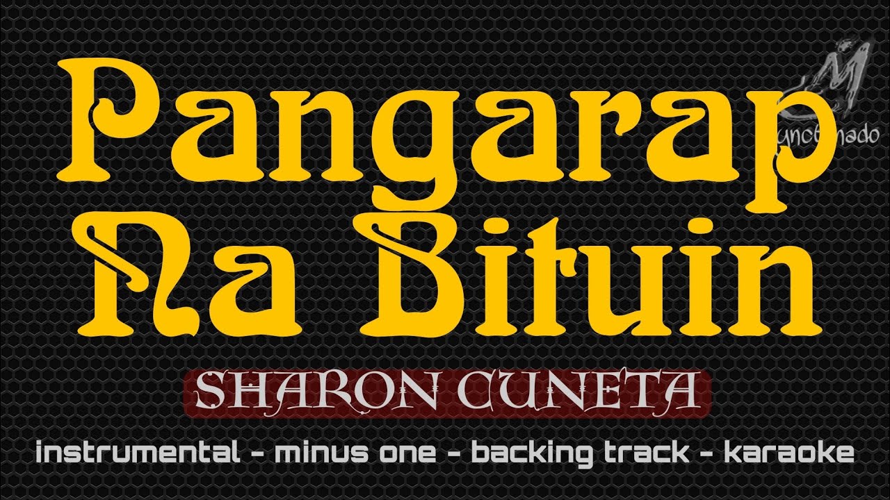 PANGARAP NA BITUIN [ SHARON CUNETA ] INSTRUMENTAL | MINUS ONE - YouTube