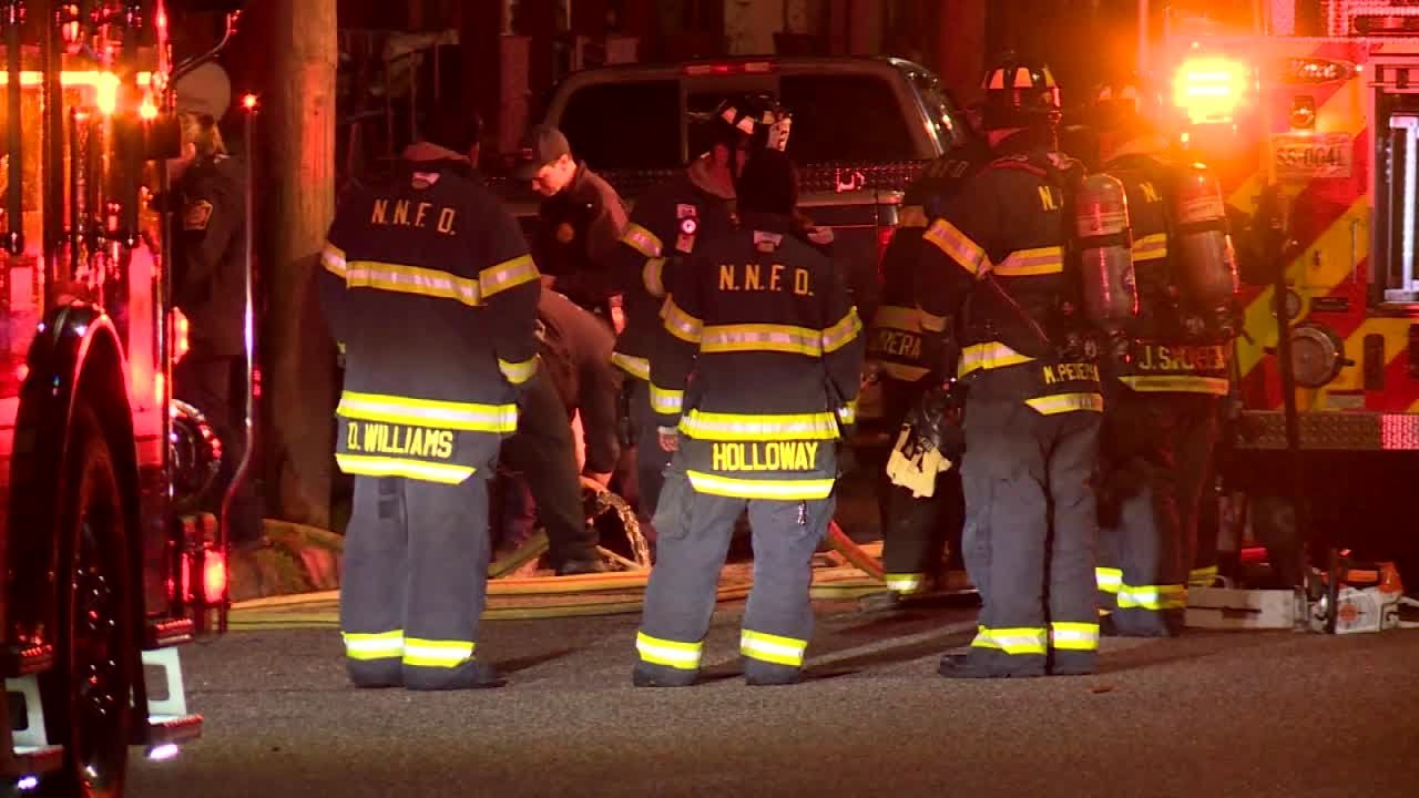 Fire on 41st Street in Newport News Wednesday night - YouTube