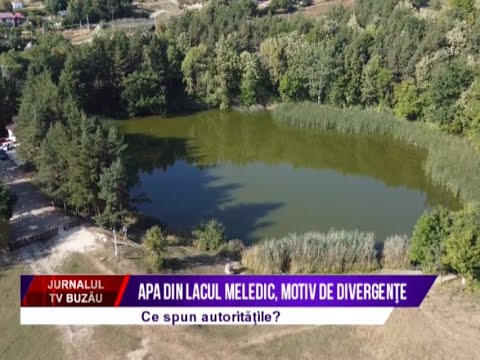 Apa din Lacul Meledic, motiv de divergente - YouTube
