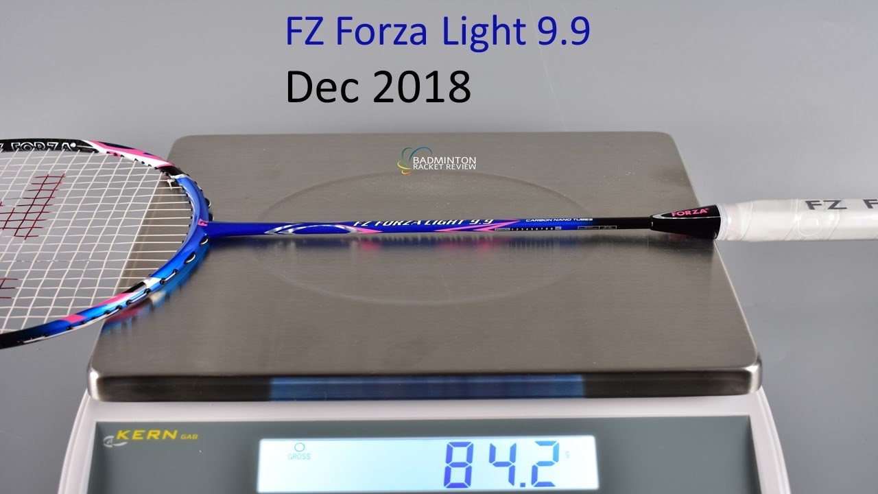Dec 2018 FZ Forza light 9.9 Badminton Racket Review No 601 - YouTube