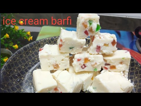 Ice cream Barfi Recipe || Diwali special Recipe *3* Apna kitchen ...