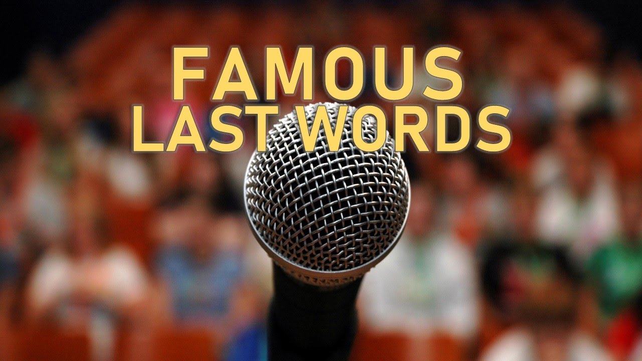 Famous Last Words - David: Heed the Word of God - YouTube