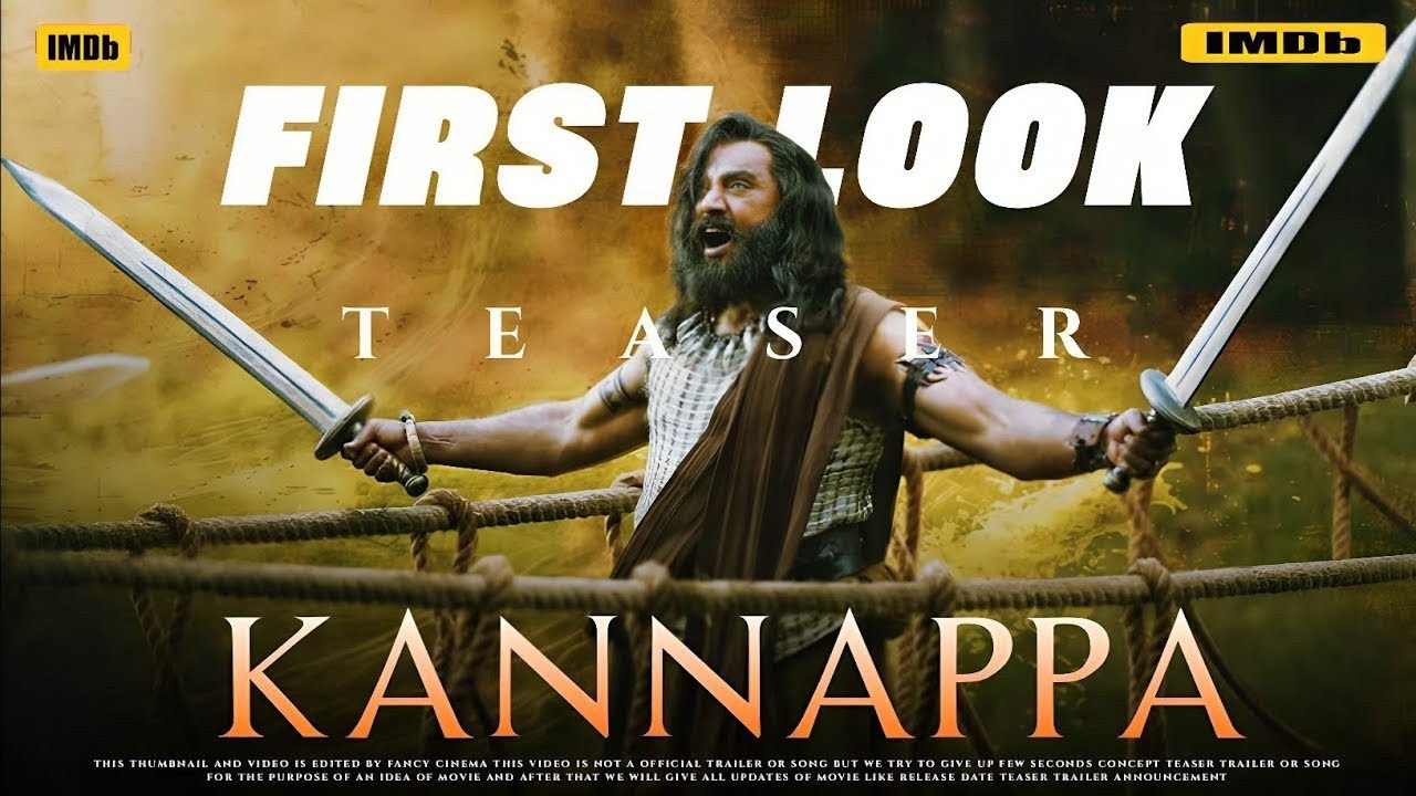 Kannappa movie (2024) Saratkumar first look intro teaser | Vishnu ...