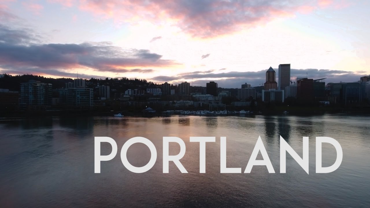 Portland Oregon April 2017 Aerial Tour in 4K - YouTube