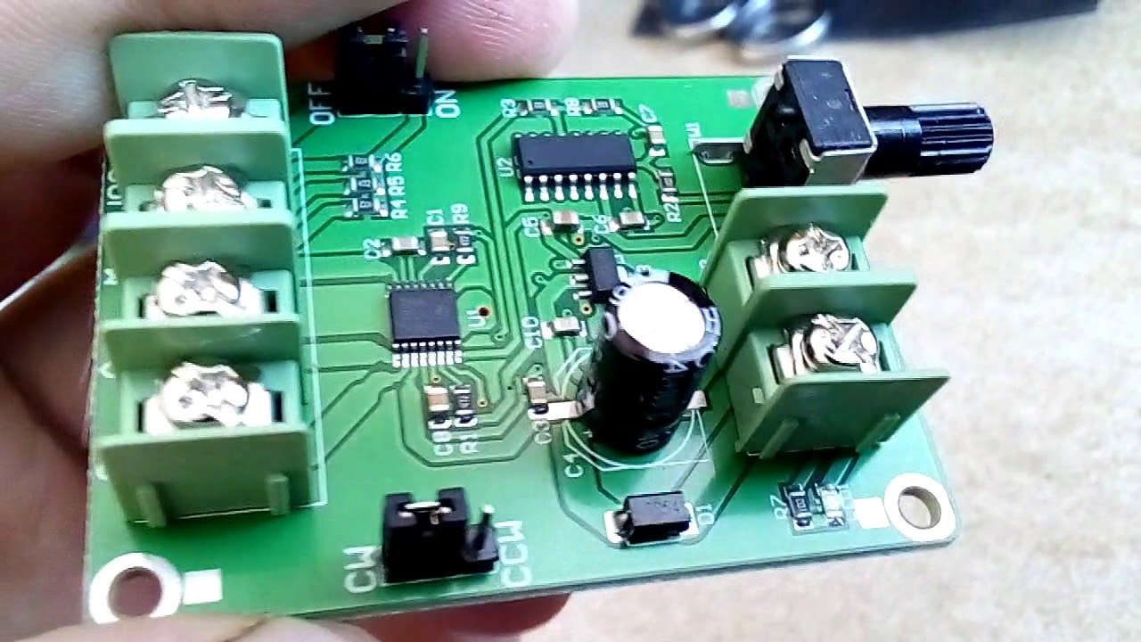 Контроллер 5V-12V постоянного тока для 3/4 контактных моторов жесткого ...