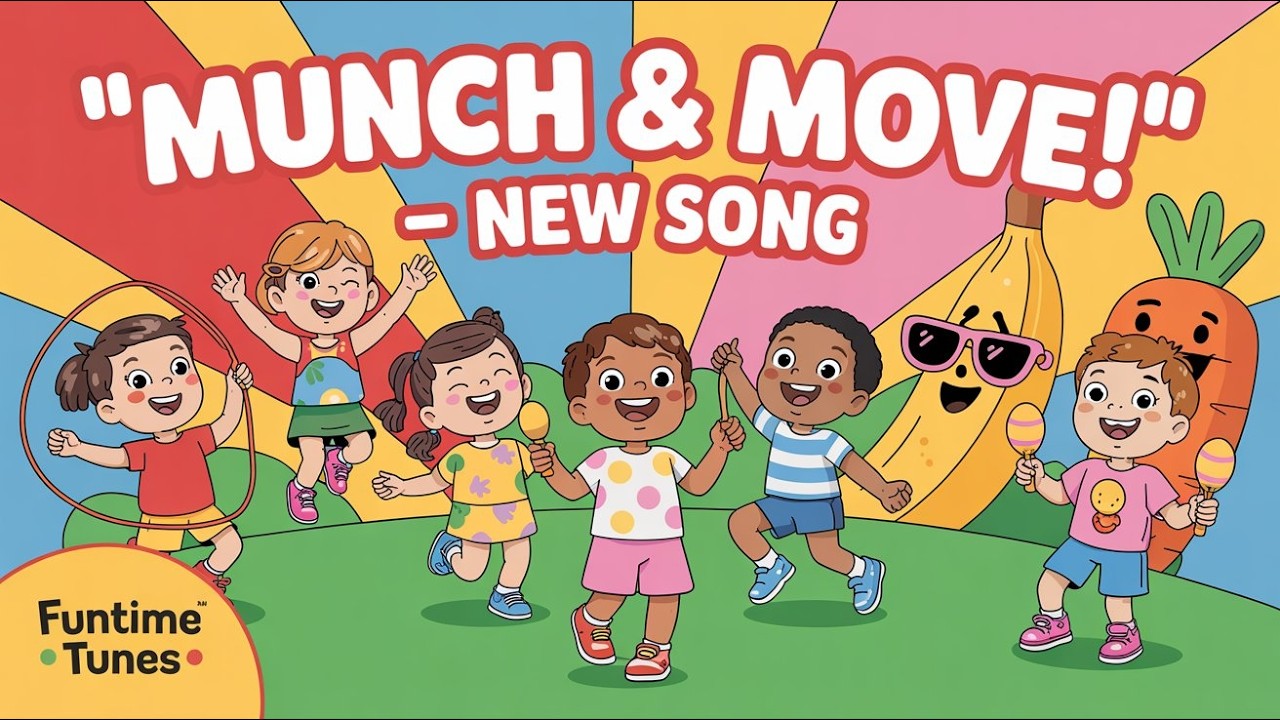 Munch & Move: A Healthy Snack Dance Party! #nurseryrhymes #kidssongs ...