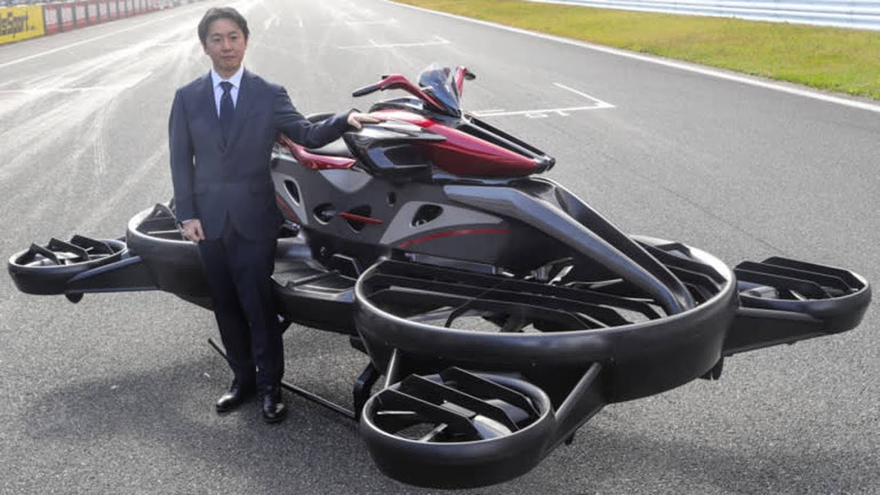 Llega la primera moto voladora al mercado - YouTube