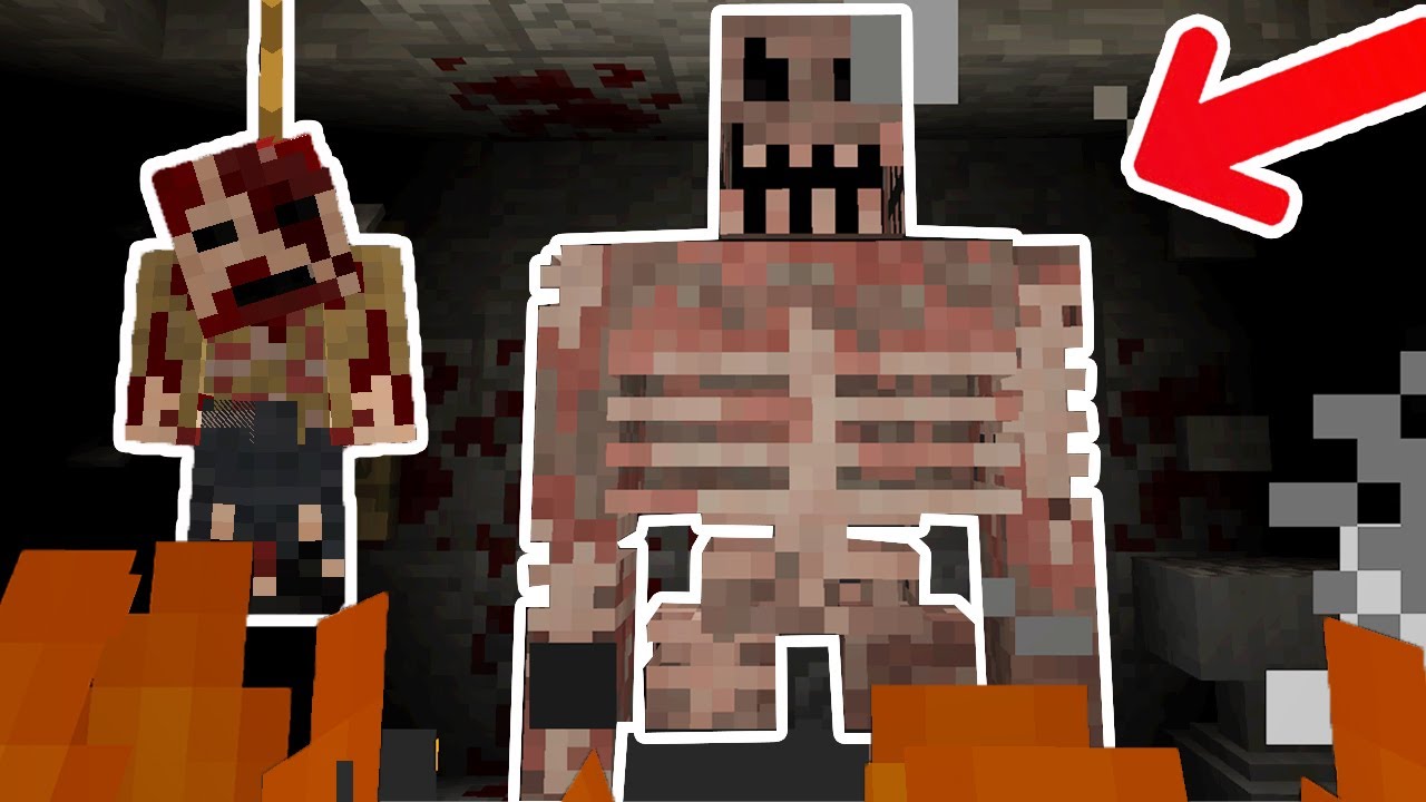 CE MONSTRE VEUT ME TUER DANS MINECRAFT!! (map horreur halloween) - YouTube