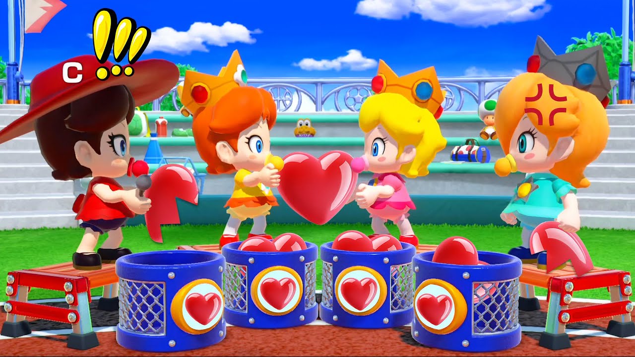 Super Mario Party Minigames - The Ultimate Baby Princess Battle (Master ...