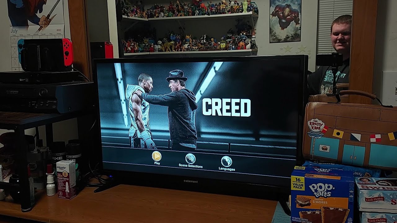 Menu Walkthrough Of Michael B Jordan & Sylvester Stallone: Creed DVD ...