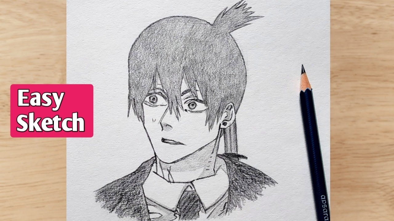 How to draw Aki Hayakawa | Step by step | Tutorial | Chainsaw Man - YouTube