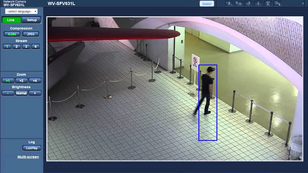 12.3 intelligent VMD Cross line Detection - YouTube