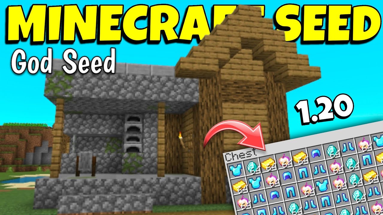 🔥Best Seeds For Minecraft Pe 1.20 In Hindi | 2023 Best Seed | God level ...