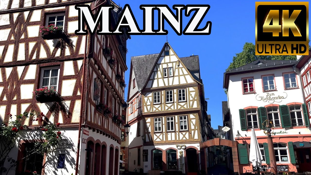 MAINZ am RHEIN - Stadtrundgang 🇩🇪 (4K) - YouTube