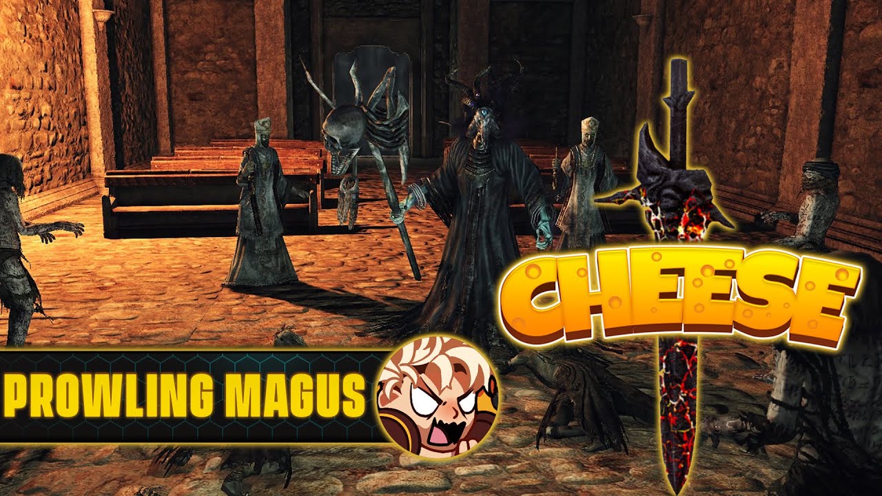 Dark Souls 2 Prowling Magus Boss Fight (cheese) - YouTube