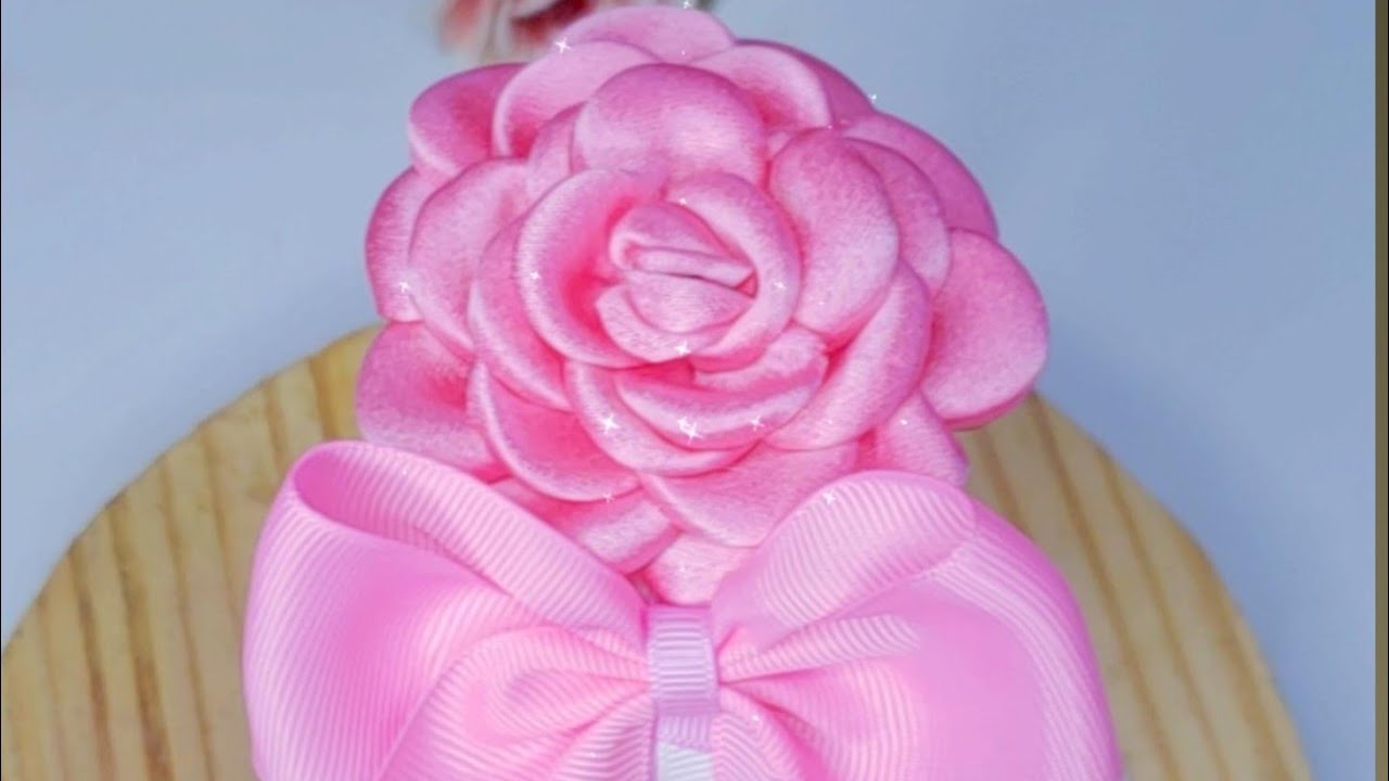 TUTORIAL DE FLOR EN TELA FACIL Y BONITA/ PETALO A PETALO - YouTube