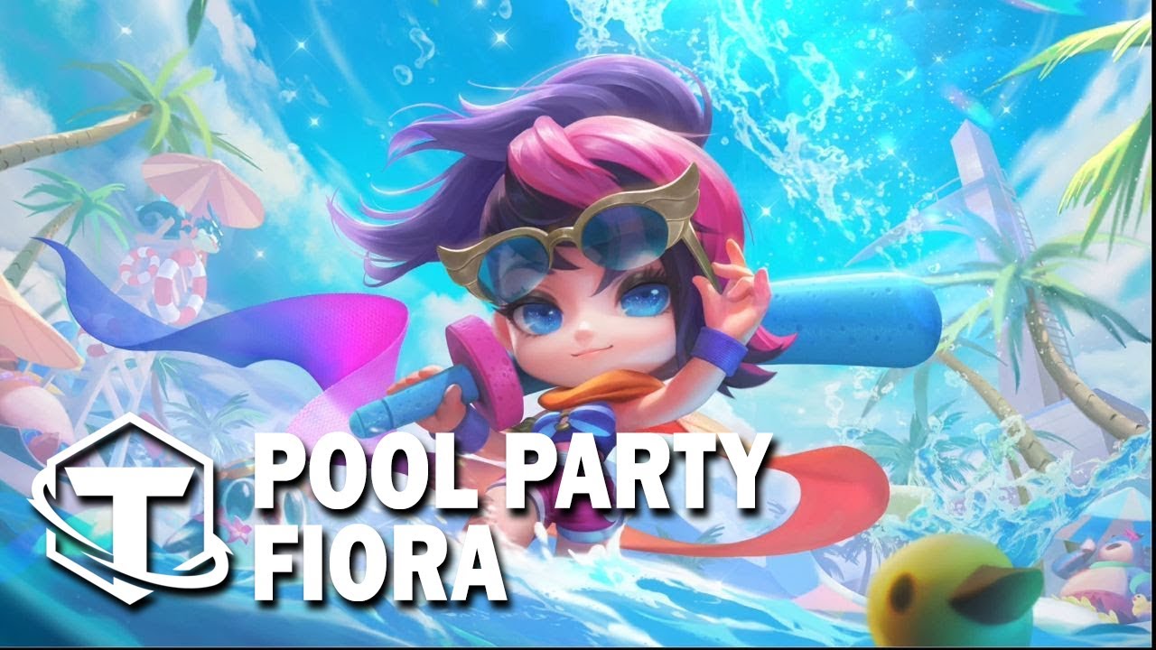 Pool Party Fiora Chibi Animation Preview (Chinese Server) - Teamfight ...