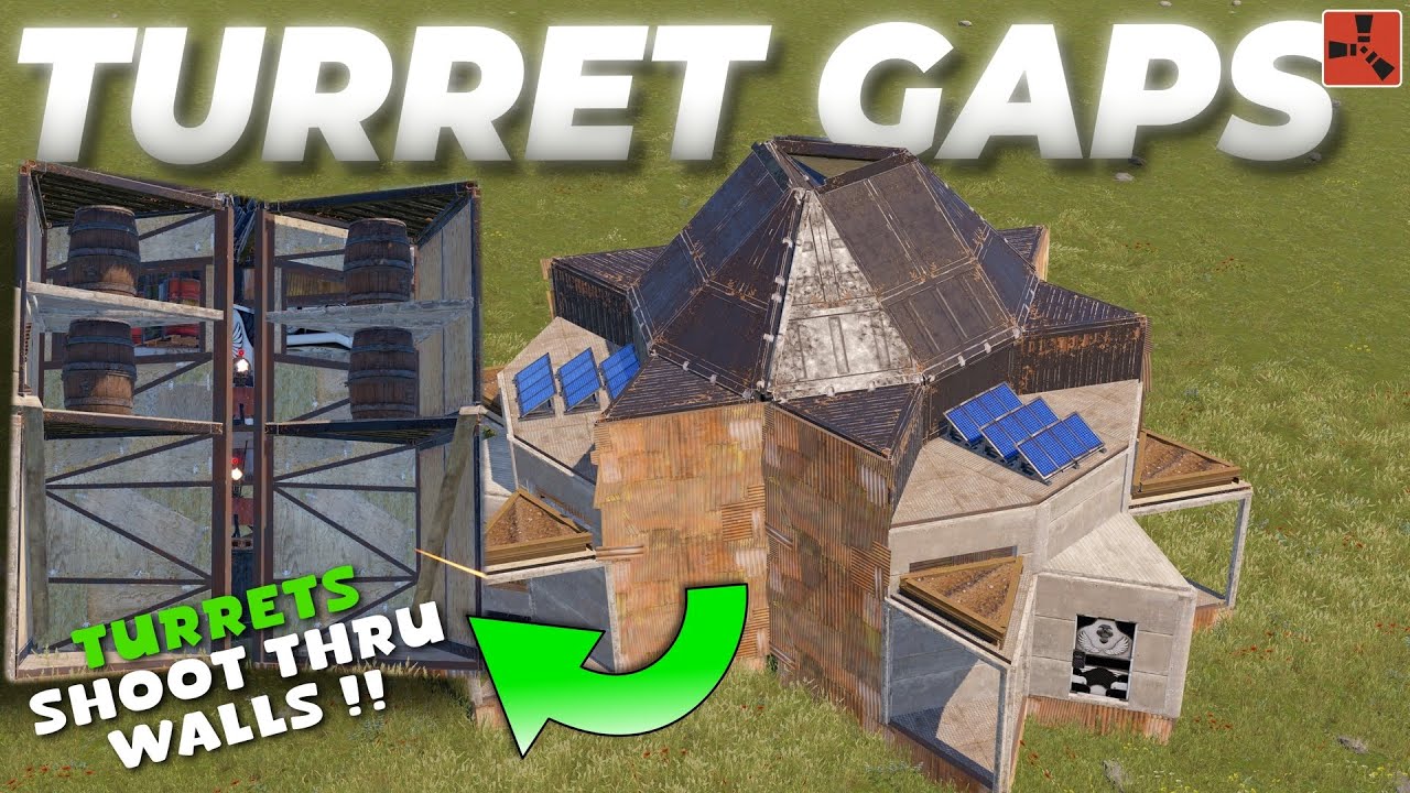 Mini SOLO Villain Base | 3-WAY TURRET GAPPED Base on Single TC | RUST ...