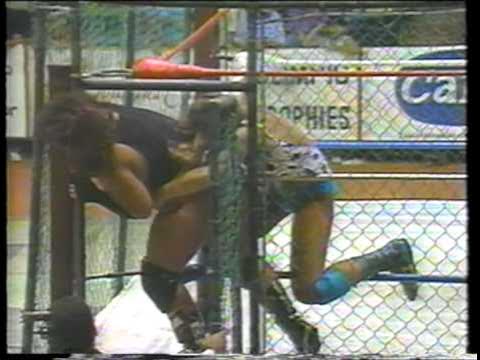 WWC: Wendi Richter vs. Monster Ripper - Steel Cage Match - YouTube