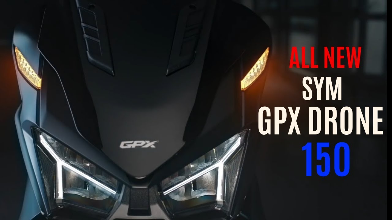 ALL NEW SYM GPX DRONE 150 MODEL 2021 - YouTube