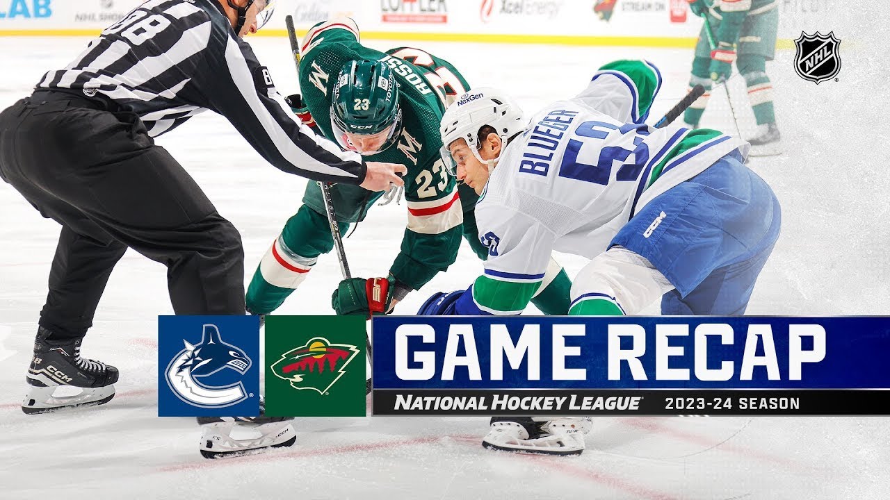 Vancouver Canucks vs Minnesota Wild | February 19, 2024 | Game ...