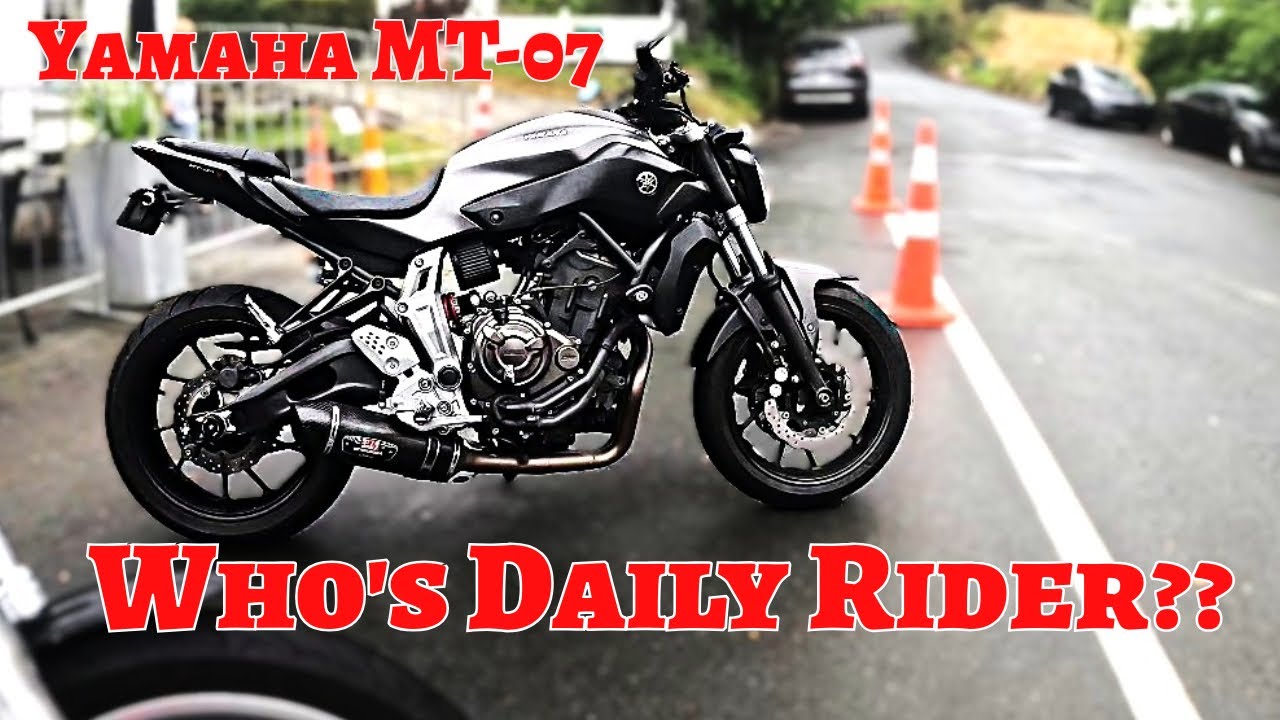 Daily rider MT07. Time to time I'm going to review some bike rider's ...