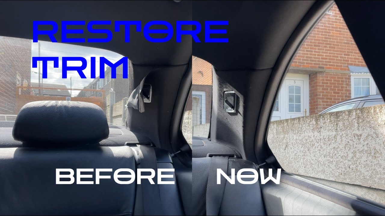 BMW E46 A and B trim restoration - YouTube