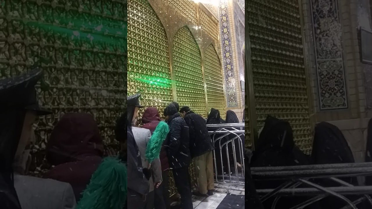 Roza Imam e Raza as snowfall - YouTube