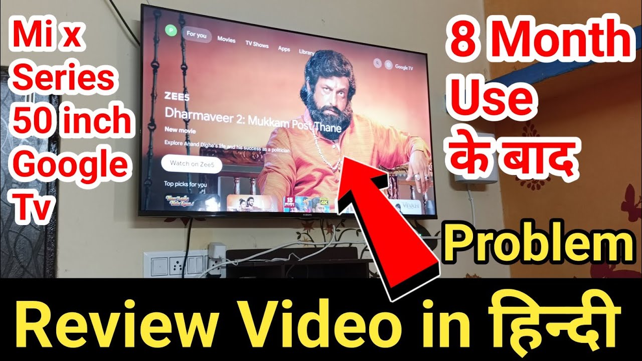 Mi x series 50 inch Tv 8th month review video | mi Smart Tv uses ...