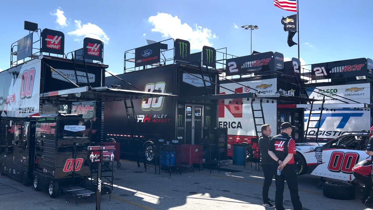 Daytona International Speedway NASCAR Xfinity Series Garage Walk ...