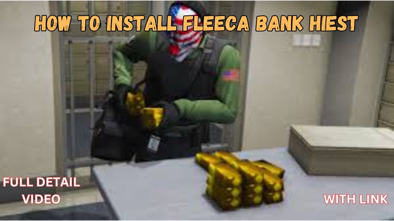 HOW TO DO BANK HEIST IN GTA 5 | FLEECA BANK MISSIONS | GTA 5 Mods 2024 ...