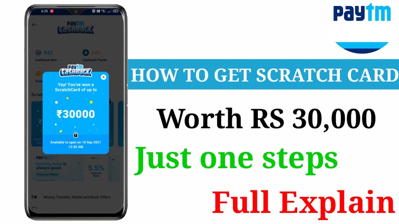 How to get Paytm scratch card of up to Rs 30,000 | Full Details - YouTube