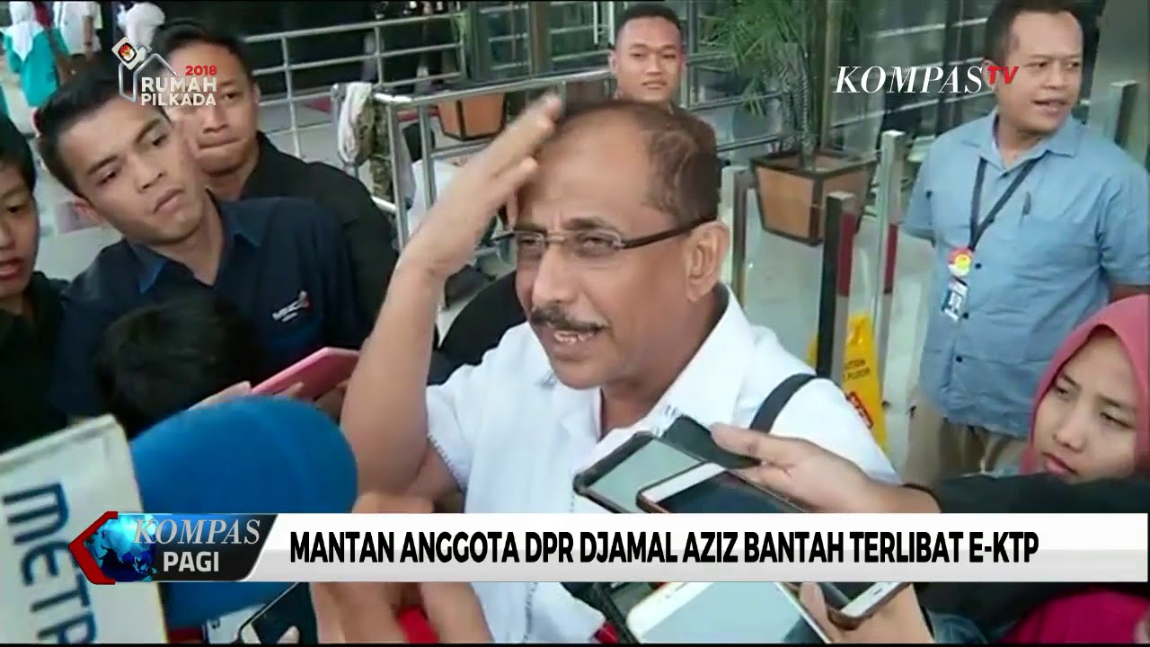 Mantan Anggota DPR Djamal Aziz Bantah Terlibat e-KTP - YouTube