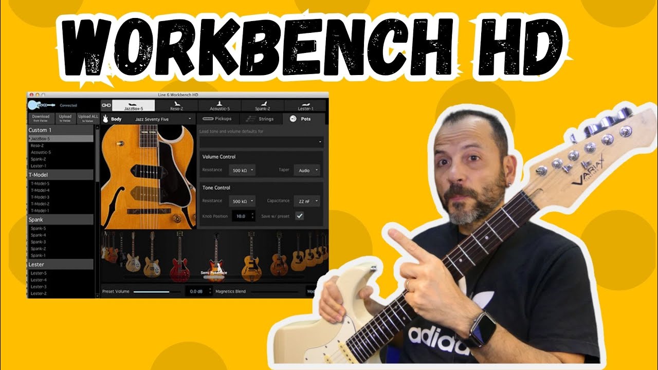 Line6 Variax & WorkBench HD ! Come customizzare una Chitarra ! Tutorial ...