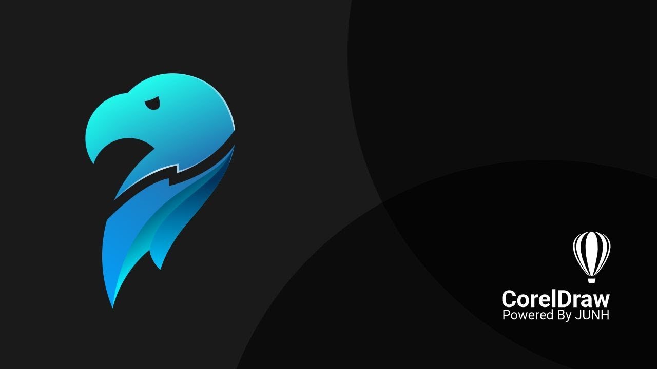 Make Logo Eagle One | Águila | CorelDraw 2019 - YouTube