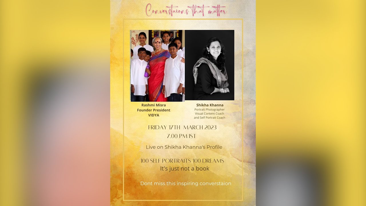 Rashmi Misra Founder President VIDYA - YouTube