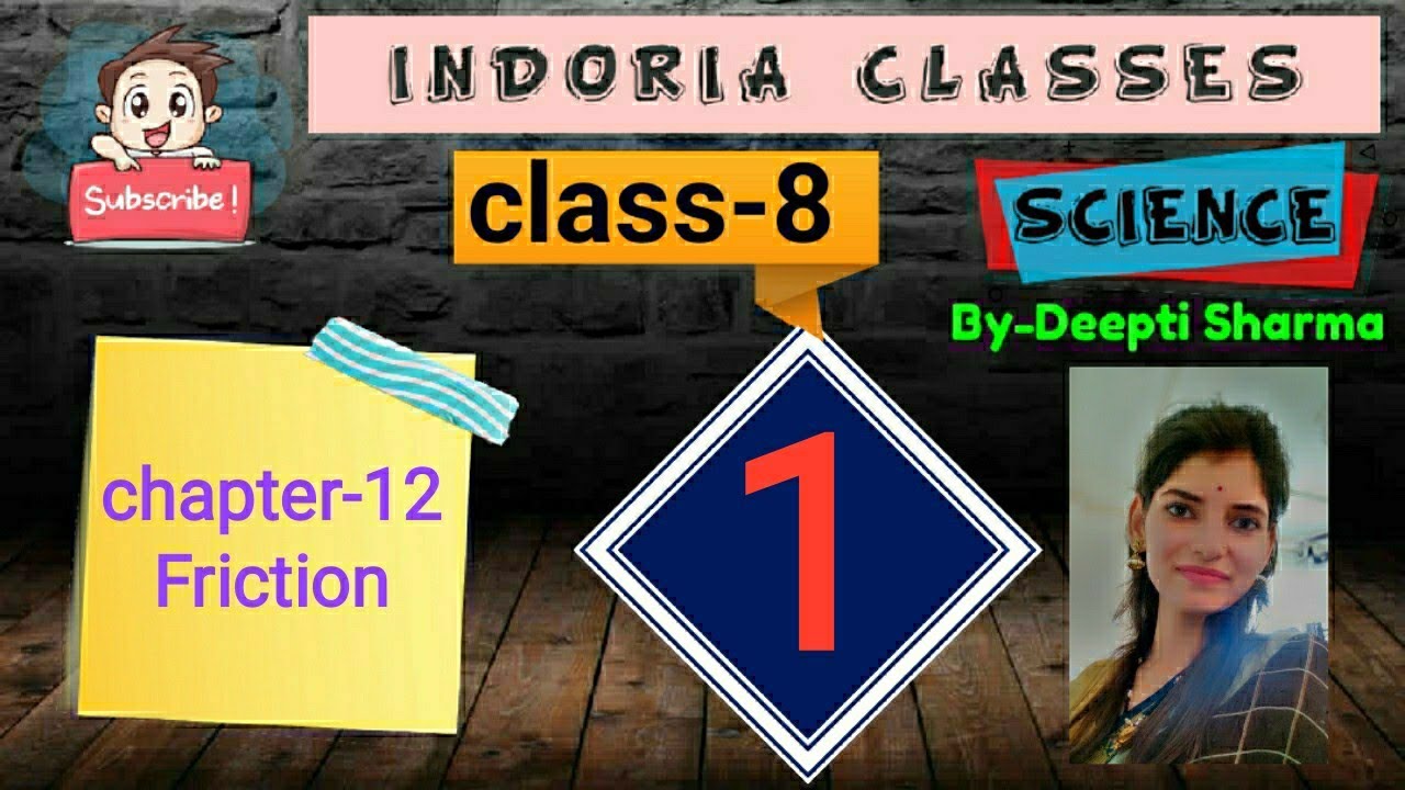 CBSE class 8 science chapter 12 Friction (educart let's learn) - YouTube