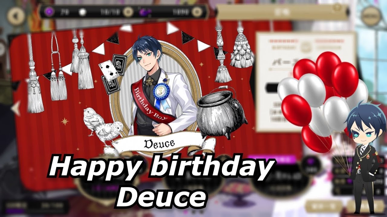 Happy Birthday Deuce!! | Twisted Wonderland - YouTube