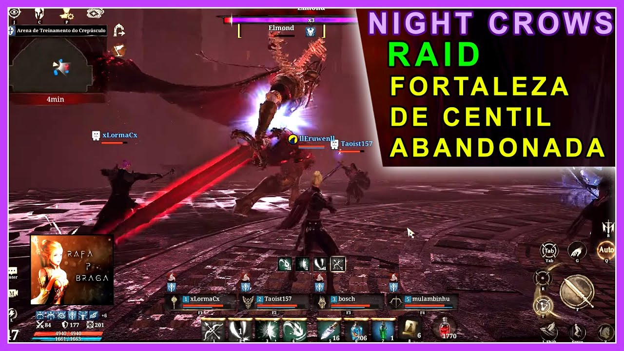 NIGHT CROWS - RAID Fortaleza de Centil Abandonada | Boss Elmond ...