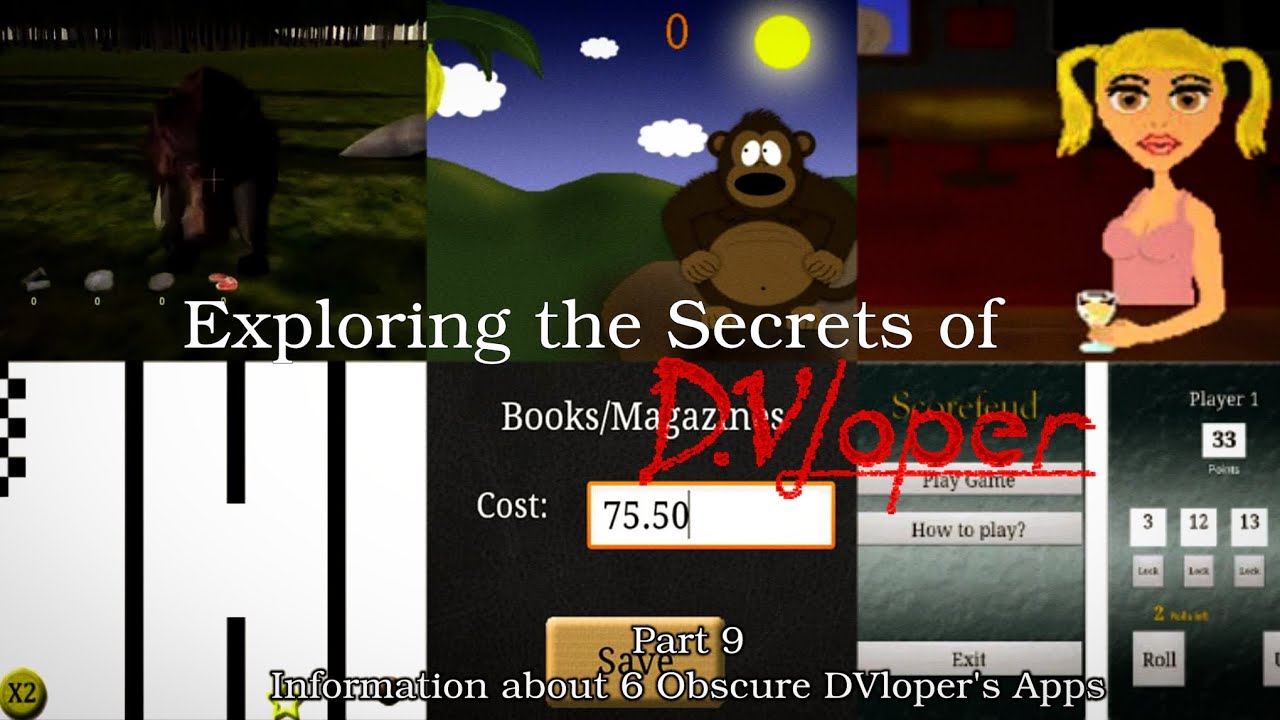 Information about 6 Obscure DVloper's Apps | Exploring the Secrets of ...