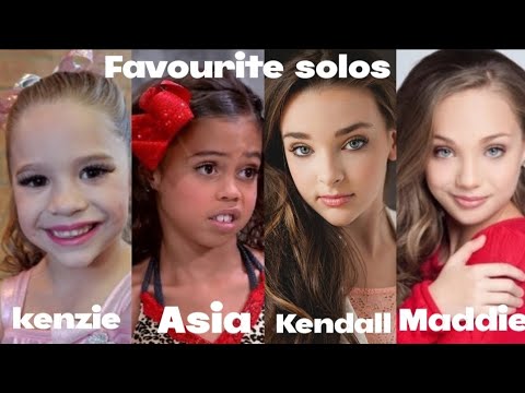 My favourite solos from Mackenzie, Asia,Maddie, and Kendall (Apple ...