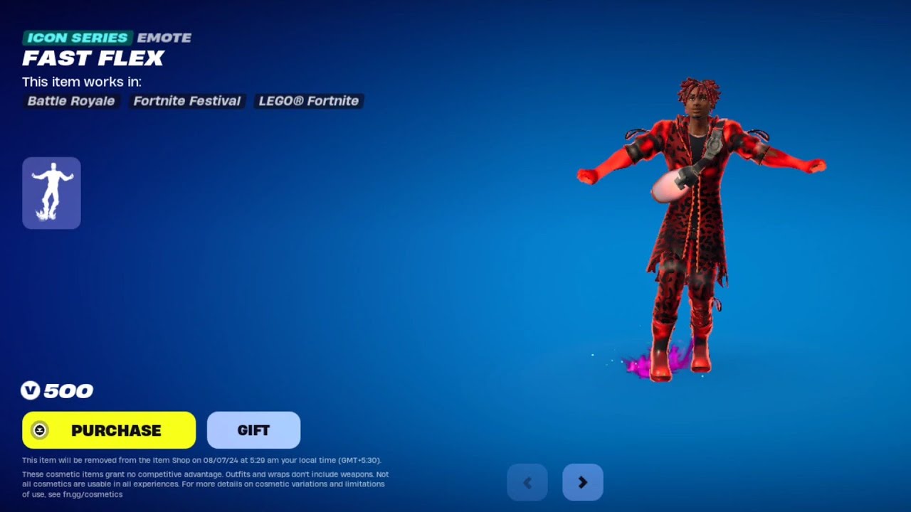 Fortnite Fast Flex Emote Return In Item Shop! - YouTube