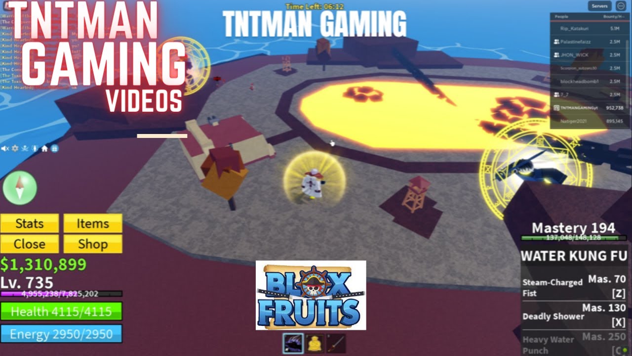 Roblox Blox Fruits Magma Raid gameplay - YouTube